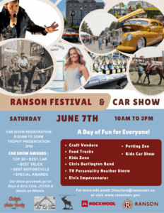 Ranson Festival and Car Show – City of Ranson, WV